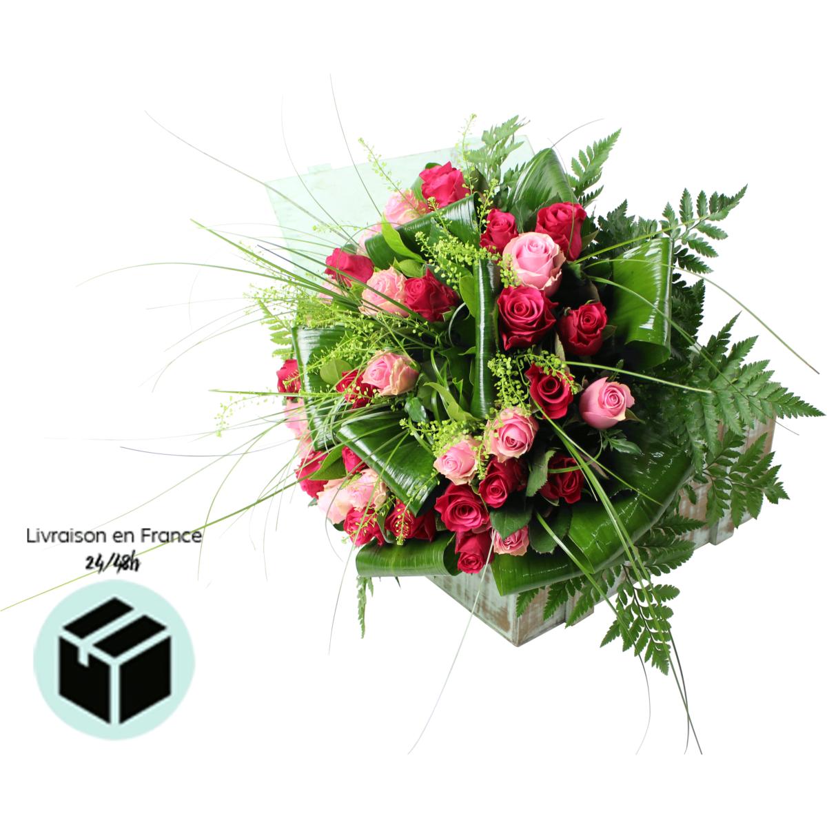 Bouquet de Roses en Livraison - La Fontaine Fleurie